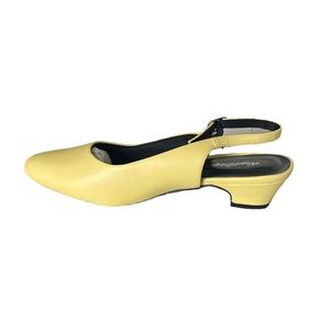 Angel Steps | Shoes | Angel Steps Womens Delia Yellow Pumps Dress Shoes ...